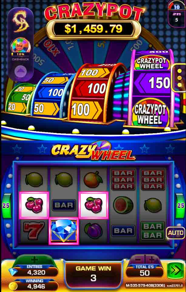 Crazy Wheel | PlayGD Mobi Golden Dragon Online